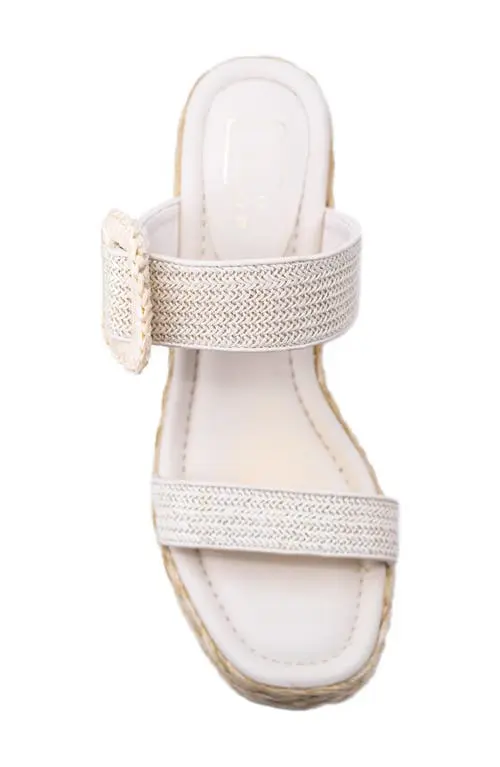 SHU SHOP Leena Platform Wedge Espadrille Sandal - Bone