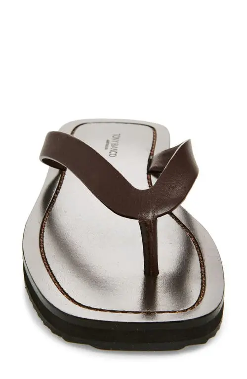 TONY BIANCO Kimba Flip Flop - Chocolate