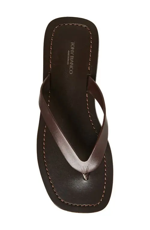 TONY BIANCO Kimba Flip Flop - Chocolate