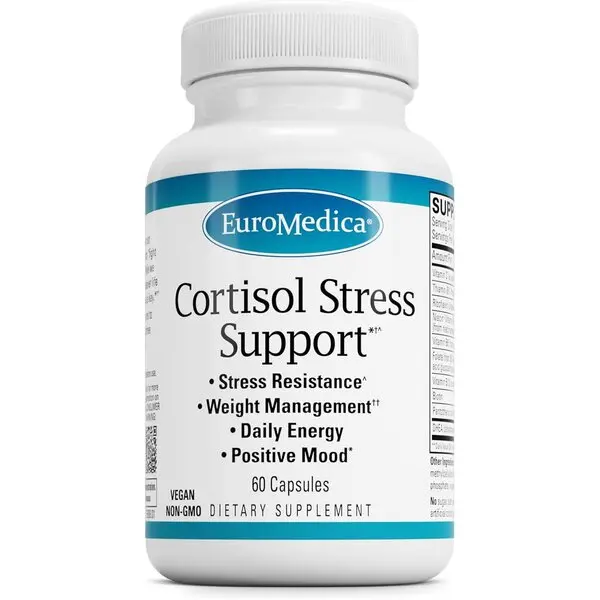 EUROMEDICA Cortisol Stress Support 60 Capsules - One-color