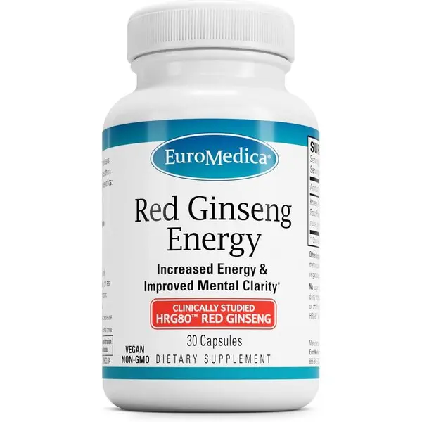 EUROMEDICA Red Ginseng Energy 30 Capsules - One-color