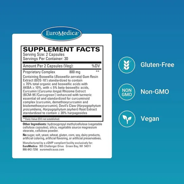 EUROMEDICA Arthomed 60 Capsules