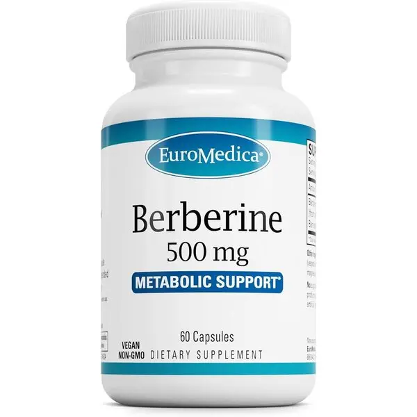 EUROMEDICA Berberine Metabolic Support 60 Capsules - One-color
