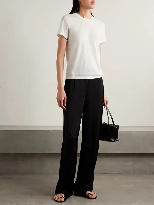 HIGH SPORT Owen Cotton T-shirt - Neutrals
