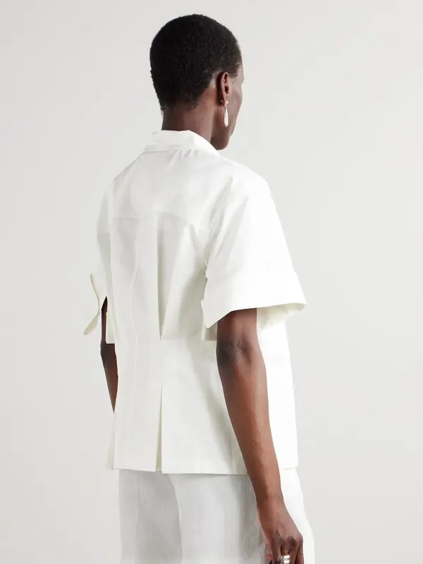 JIL SANDER Cotton-poplin Shirt - Neutrals