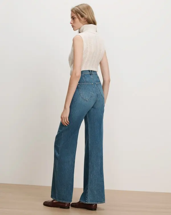 Veronica Beard Grant Wide-leg Jean