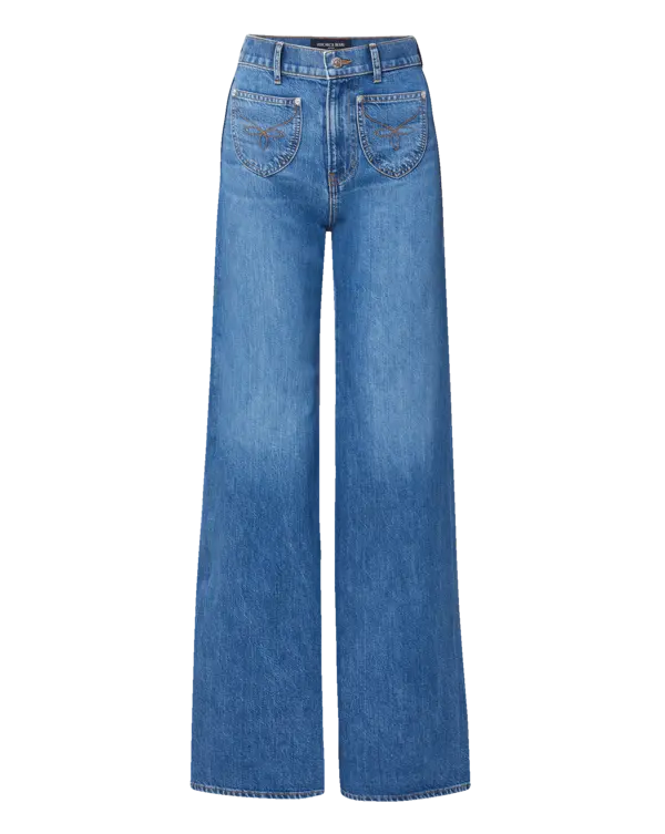 Veronica Beard Grant Wide-leg Jean