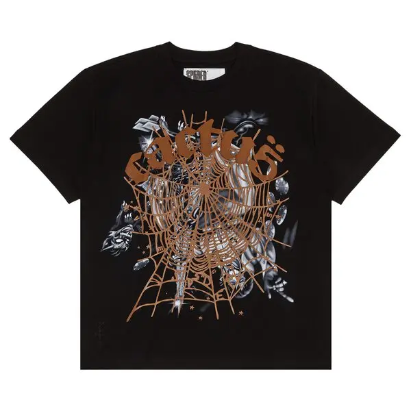 CACTUS JACK BY TRAVIS SCOTT X Sp5der Airbrush Tee - Black