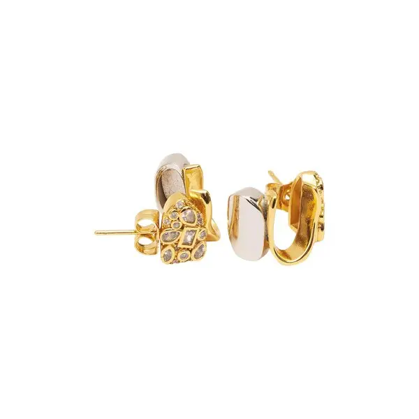 Medea Erin Taylor Hoop Earrings - Gold