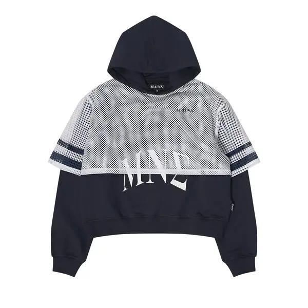 MAINS Mesh Layered Hoodie