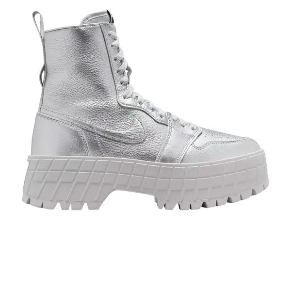 JORDAN 1 High Brooklyn Sneakers - Silver