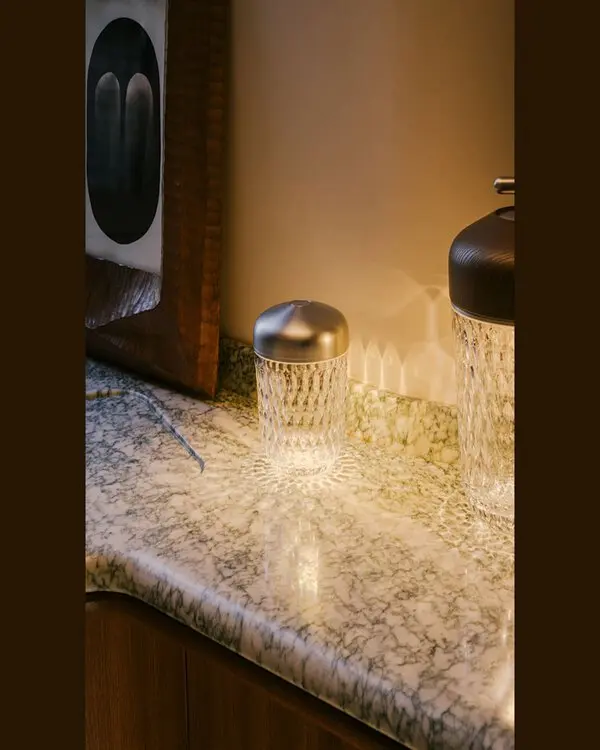 SAINT LOUIS Folia Mini Portable Lamp - Silver