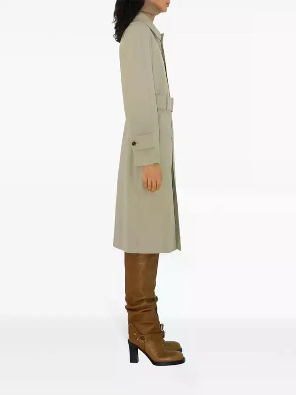 Burberry Cotton Gabardine Trench Coat