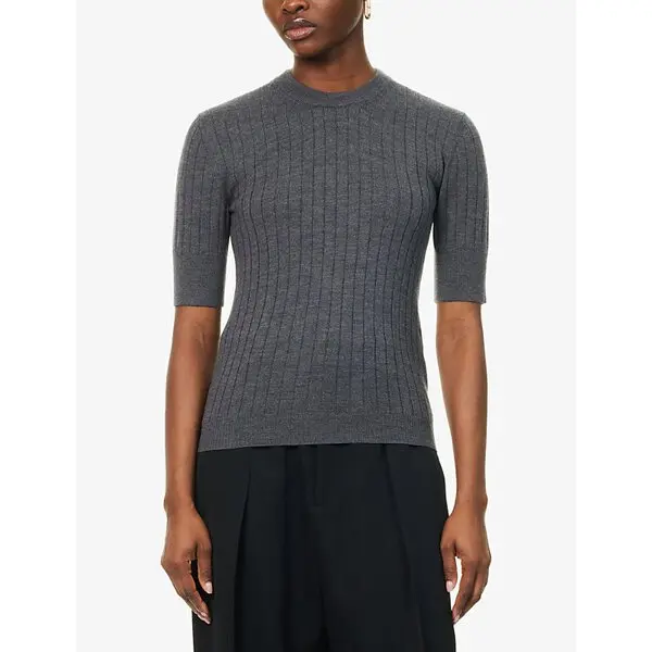 Bottega Veneta Ribbed Wool Top
