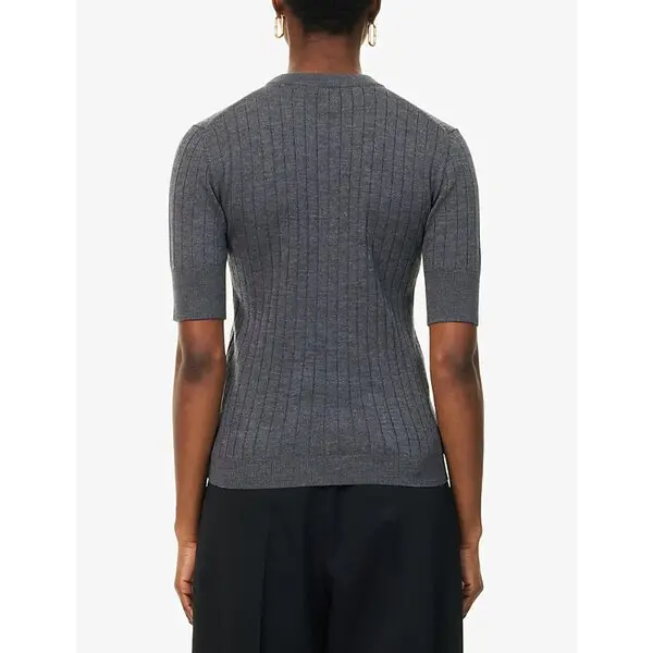 Bottega Veneta Ribbed Wool Top