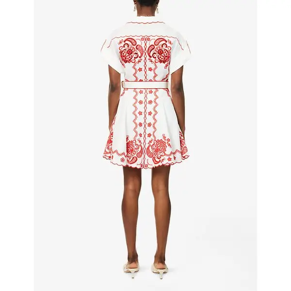 lucky embroidered mini dress Lucky Charm Mini Dress