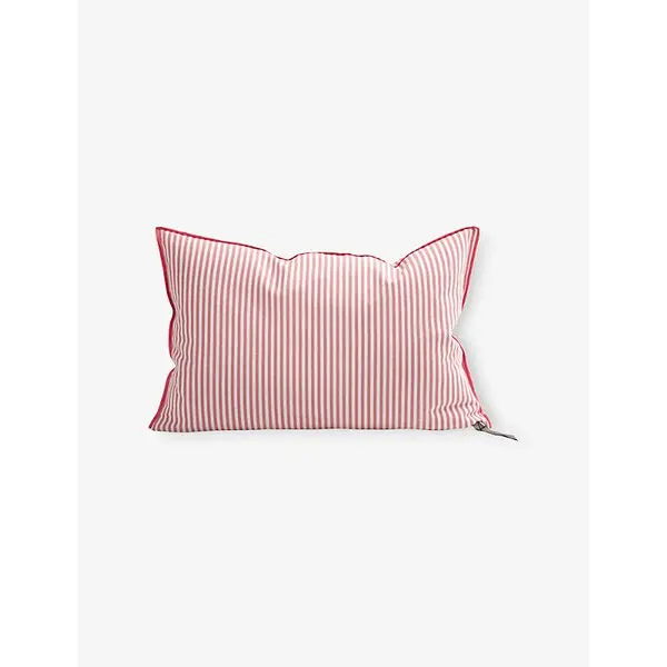 MAISON DE VACANCES Portofino Cotton And Linen-blend Cushion 40cm X 60cm - Pivoine