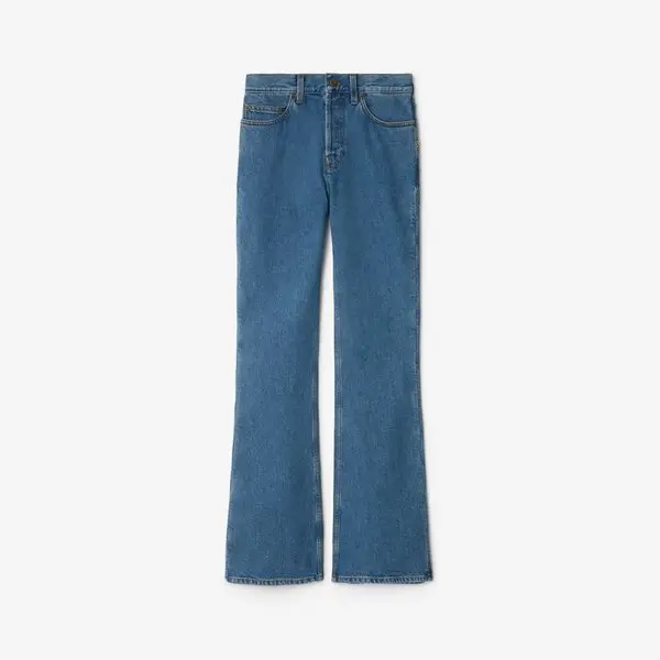 Burberry High-rise Bootcut Jeans - Mid Blue