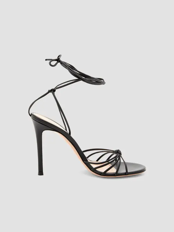 GIANVITO ROSSI 105mm Leather Stiletto-heel Sandals