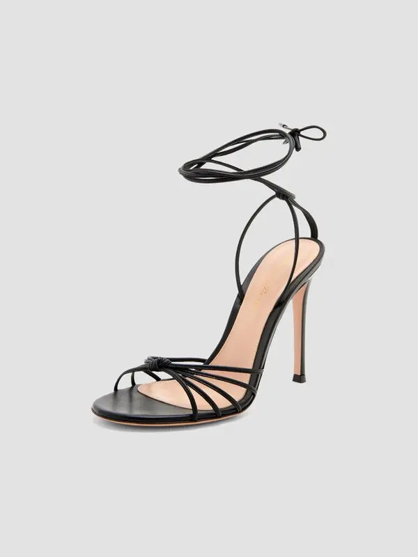 GIANVITO ROSSI 105mm Leather Stiletto-heel Sandals