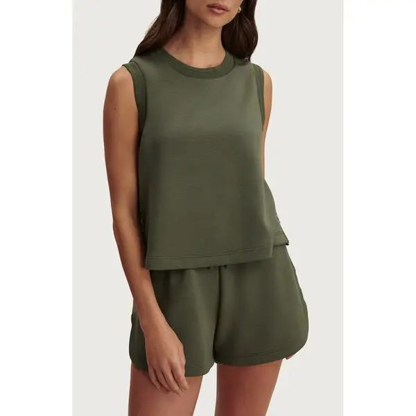 Varley Shea Crop Tank - Thyme
