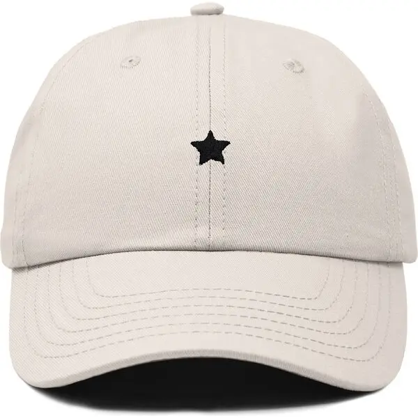 DALIX Lil Star Baseball Cap - Beige