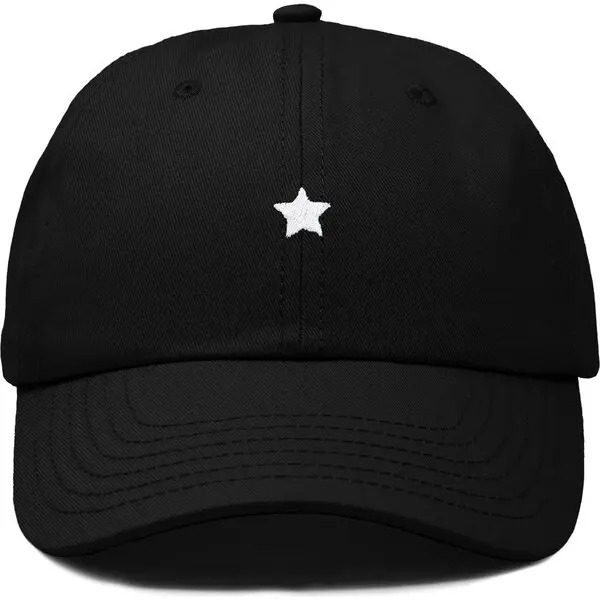 DALIX Lil Star Baseball Cap - Black