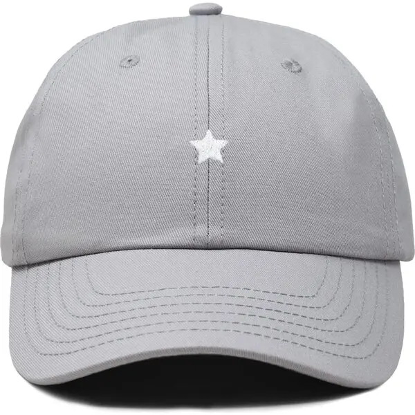 DALIX Lil Star Baseball Cap - Gray