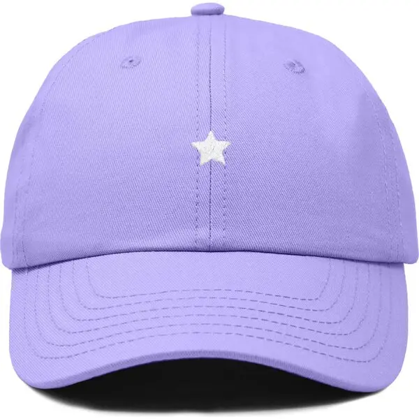 DALIX Lil Star Baseball Cap - Lavender