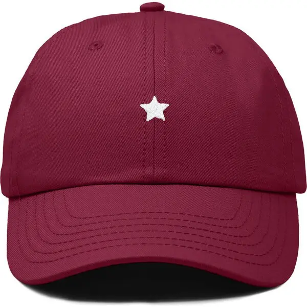 DALIX Lil Star Baseball Cap - Maroon