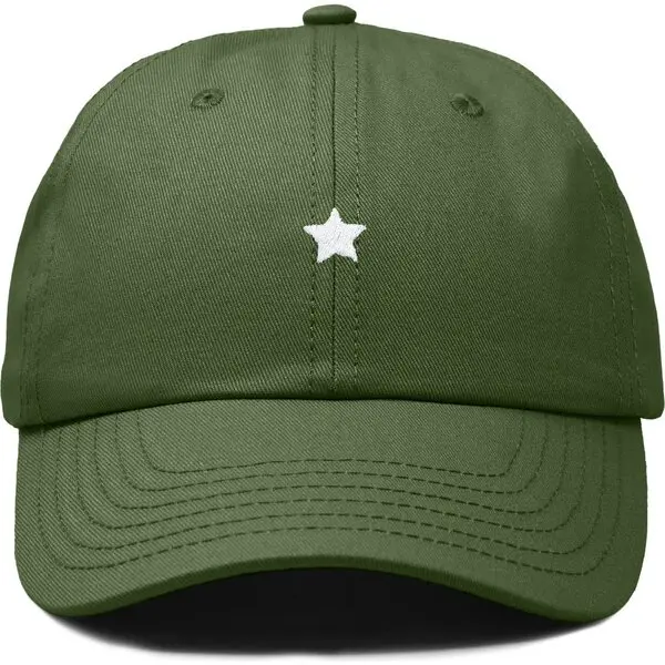 DALIX Lil Star Baseball Cap - Olive