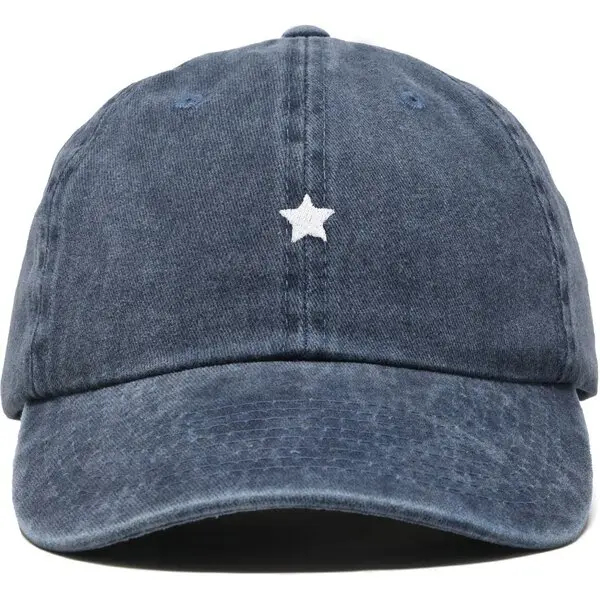 DALIX Baseball Cap - Washed Navy Blue