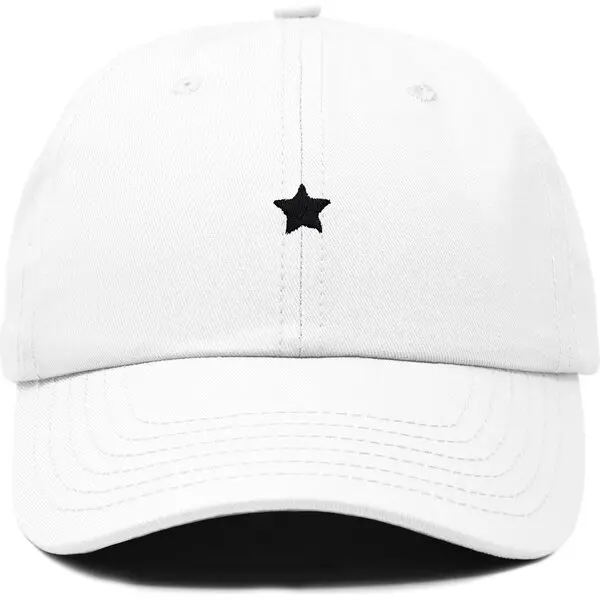 DALIX Lil Star Baseball Cap - White