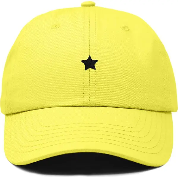 DALIX Lil Star Baseball Cap - Yellow