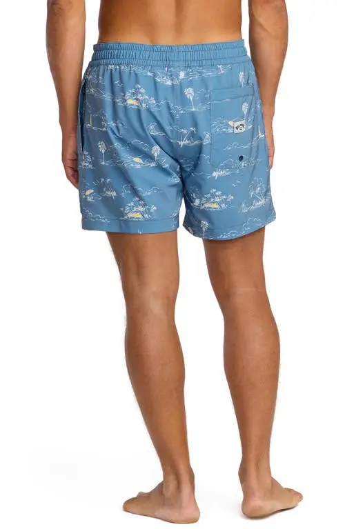 BILLABONG Layback Swim Trunks - Splashed Blue