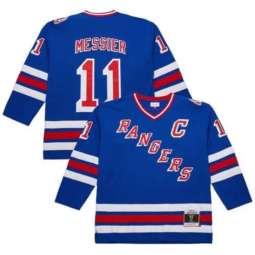 Mitchell & Ness Mark Messier 1993-94 Power Play Jersey - Royal