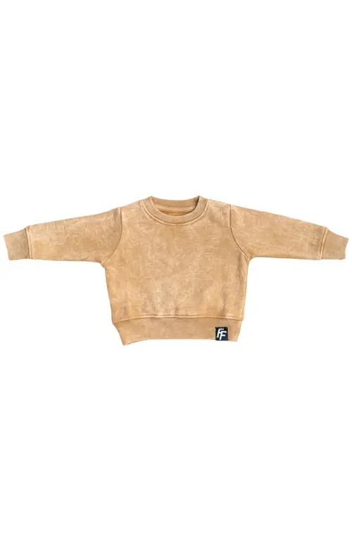 LAREE + CO Crewneck Sweatshirt - Honey Acidwash
