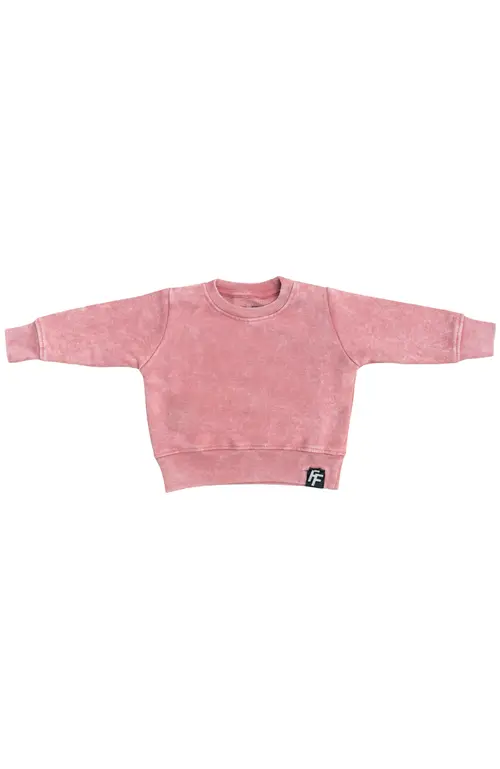 LAREE + CO Crewneck Sweatshirt - Rose Acidwash