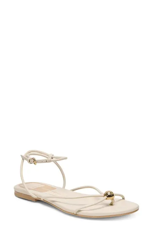 Dolce Vita Kenley Ankle Strap Sandal - Creme Leather