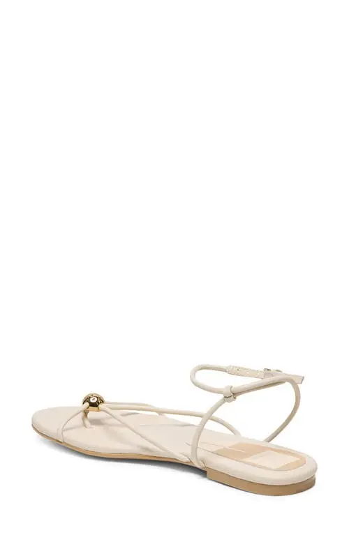 Dolce Vita Kenley Ankle Strap Sandal - Creme Leather