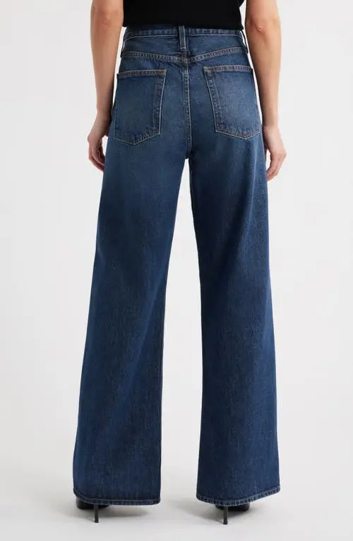 FRAME The Loose High-waist Wide-leg Jeans - Trooper
