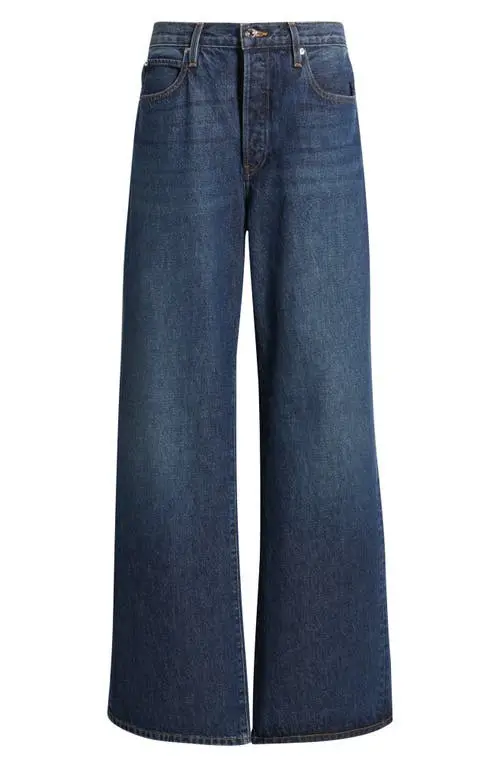 FRAME The Loose High-waist Wide-leg Jeans - Trooper