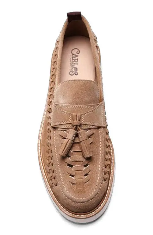 CARLOS BY CARLOS SANTANA Zenith Tassel Loafer - Sand Suede