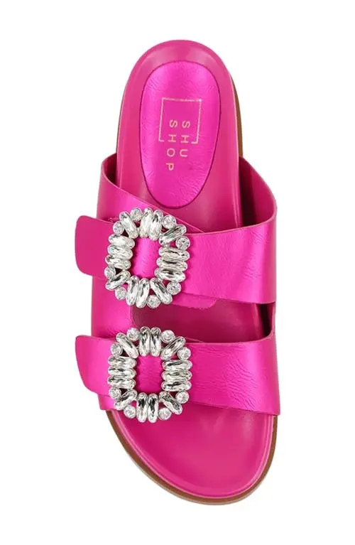 SHU SHOP Bridget Sandal - Metallic Fuchsia