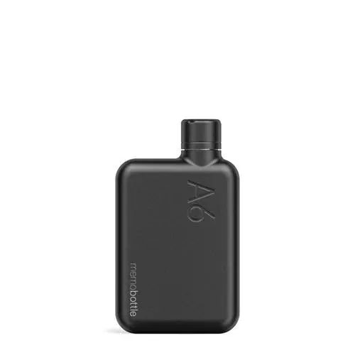 MEMOBOTTLE A6 Stainless Steel - Black