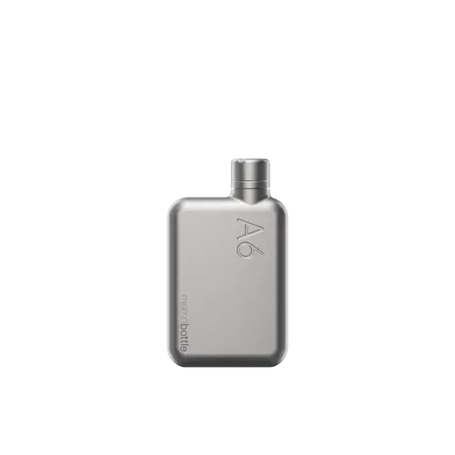 MEMOBOTTLE A6 Stainless Steel - Metallic Silver