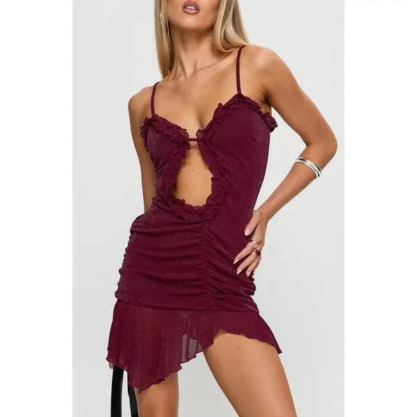 Princess Polly Asymmetric Mini Dress
