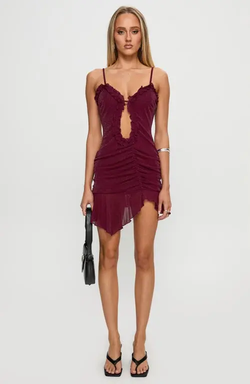 Princess Polly Asymmetric Mini Dress