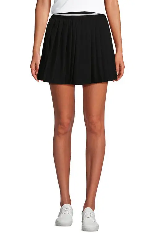 LANDS' END Pleated Skort - Black