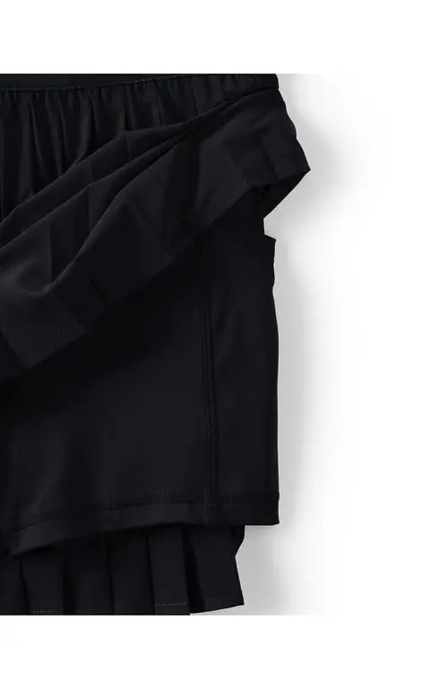 LANDS' END Pleated Skort - Black